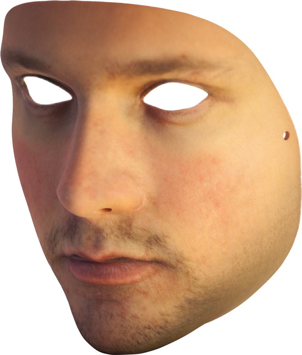 Mask Face Masker Human Freetoedit Sticker By daveydonders